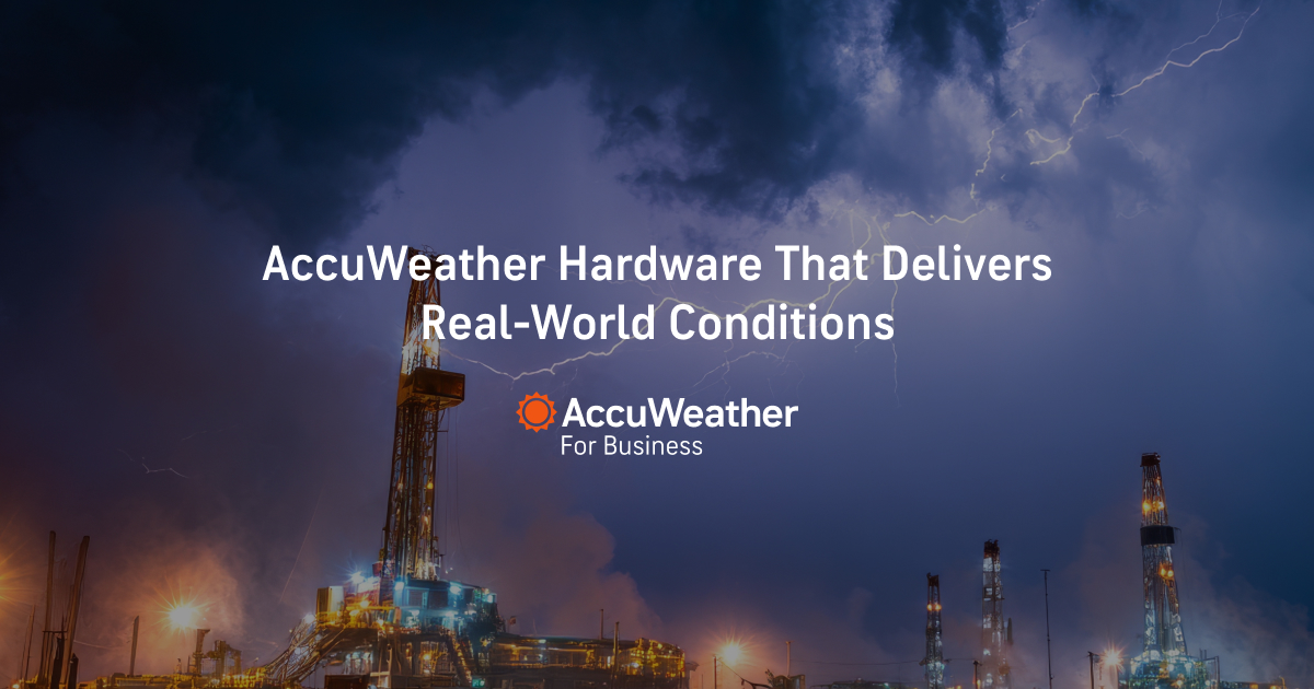 Weather Hardware & Sensors | AccuWeather for Business