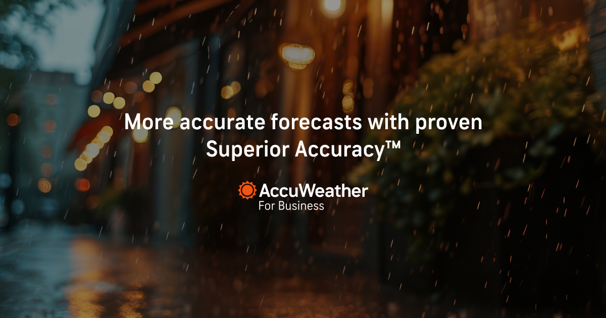 Retail Weather Forecasting & Demand Insights | AccuWeather for Business